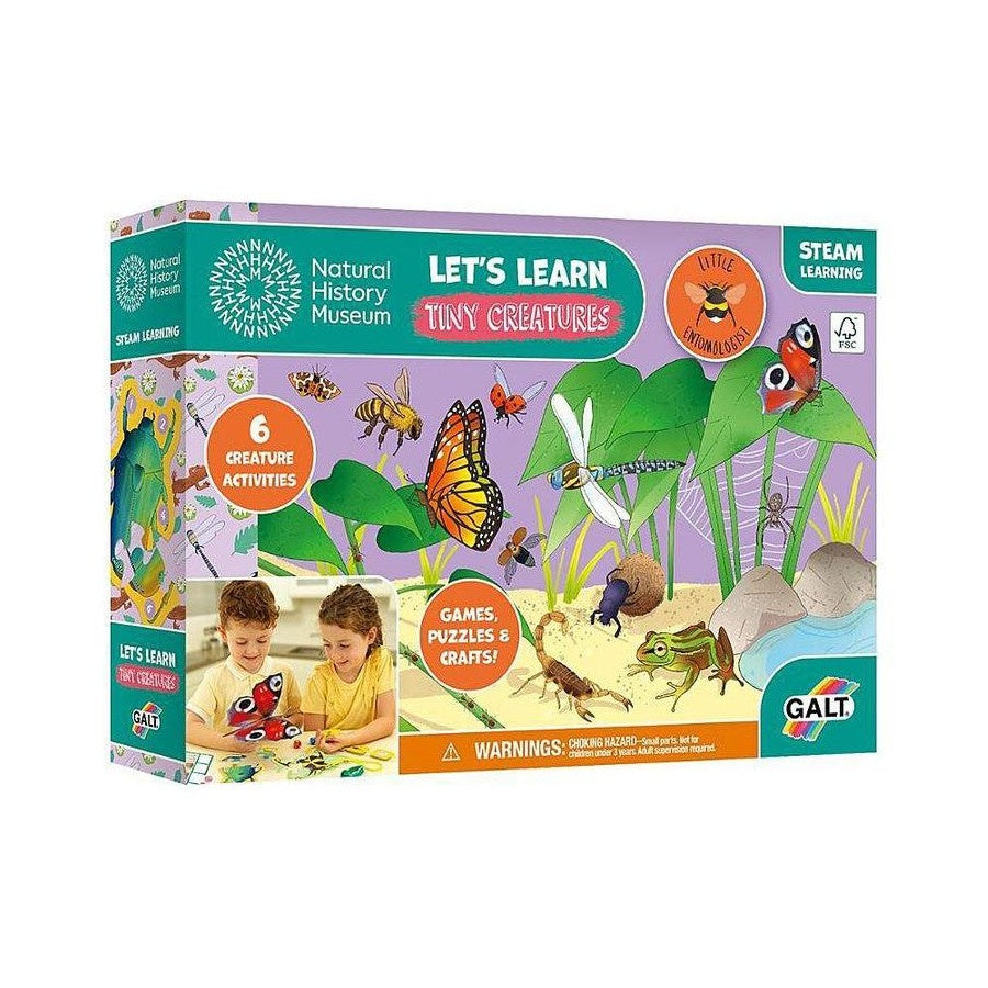 Galt Natural History Museum - Lets Learn Tiny Creatures – Crackerjack Toys