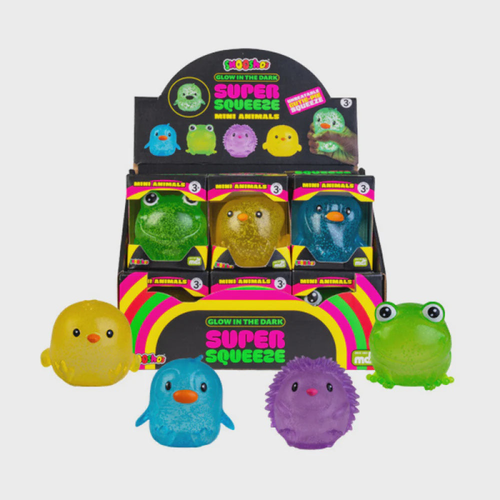 Super Squeeze Glow in the Dark Mini Animals – Crackerjack Toys